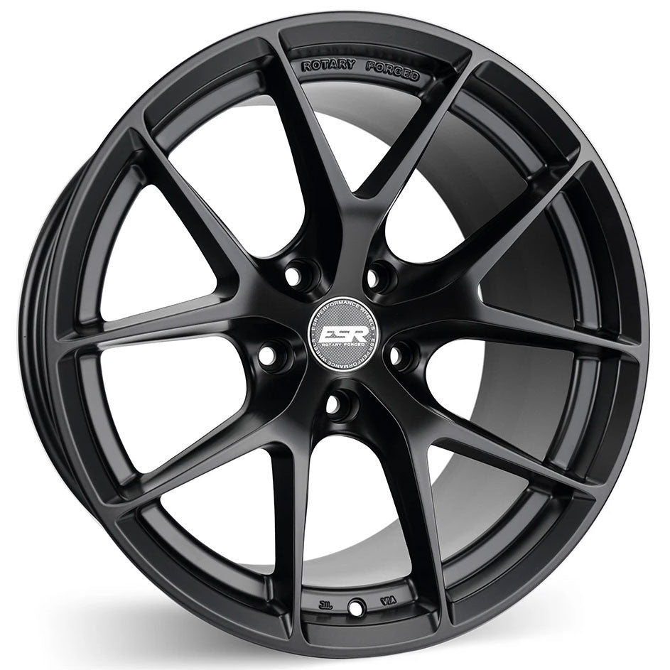 ESR RF2 18x9.5 22mm Matte Black – TFS Wheels