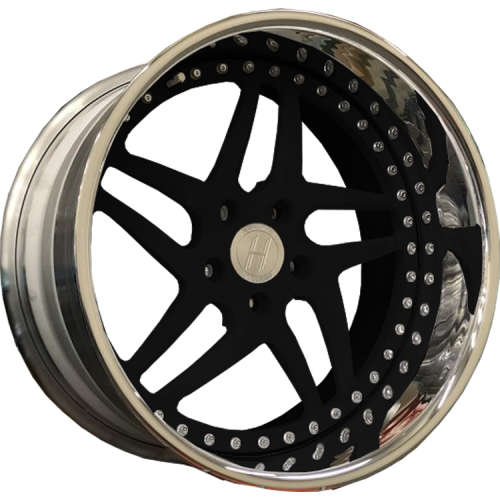 Heritage Ebisu Directional 20x9.5 +45mm Gloss Midnight Black with a Polished Lip – TFS Wheels