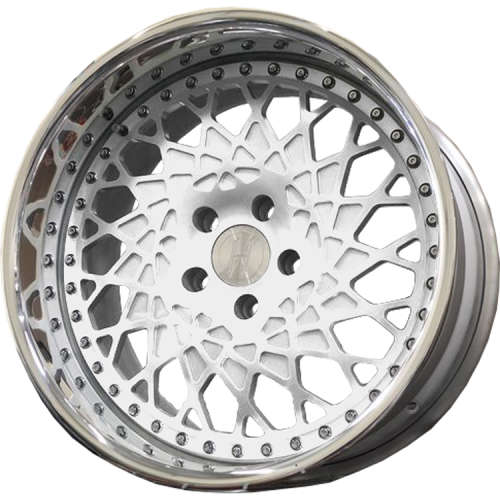 Heritage Fuji Directional round 2 19x10.5 +38mm Classic Silver with a Polished Lip – TFS Wheels