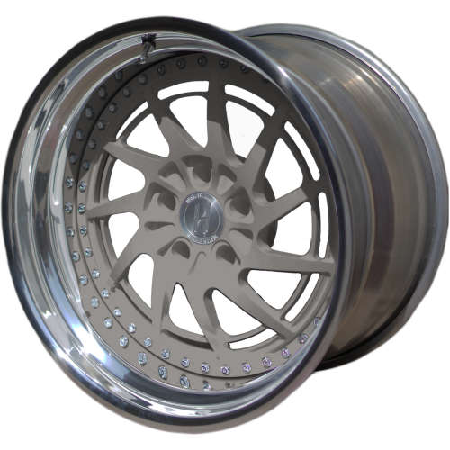 Heritage Hokkaido Directional 20x9.5 +38mm Gunmetal Gray with a Polished Lip – TFS Wheels