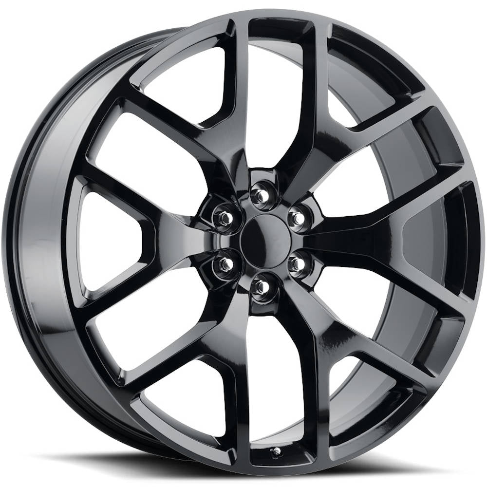 Replica Tech RT6 24x10 +30mm Gloss Black – TFS Wheels