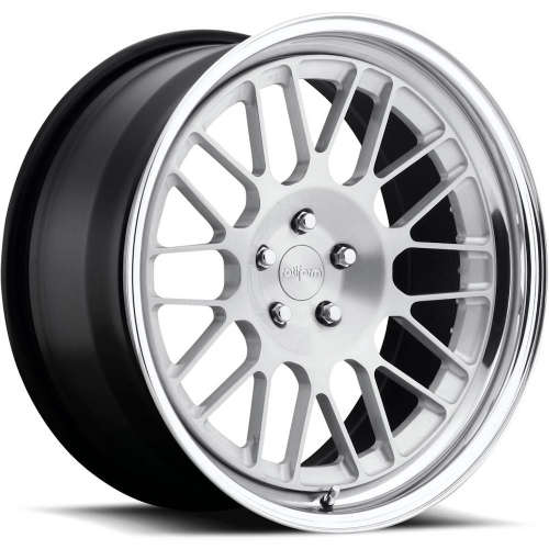 Rotiform Forged LVS 18x9.5 +22mm Brushed with a Polished Step Lip and Matte Black Barrel with ...