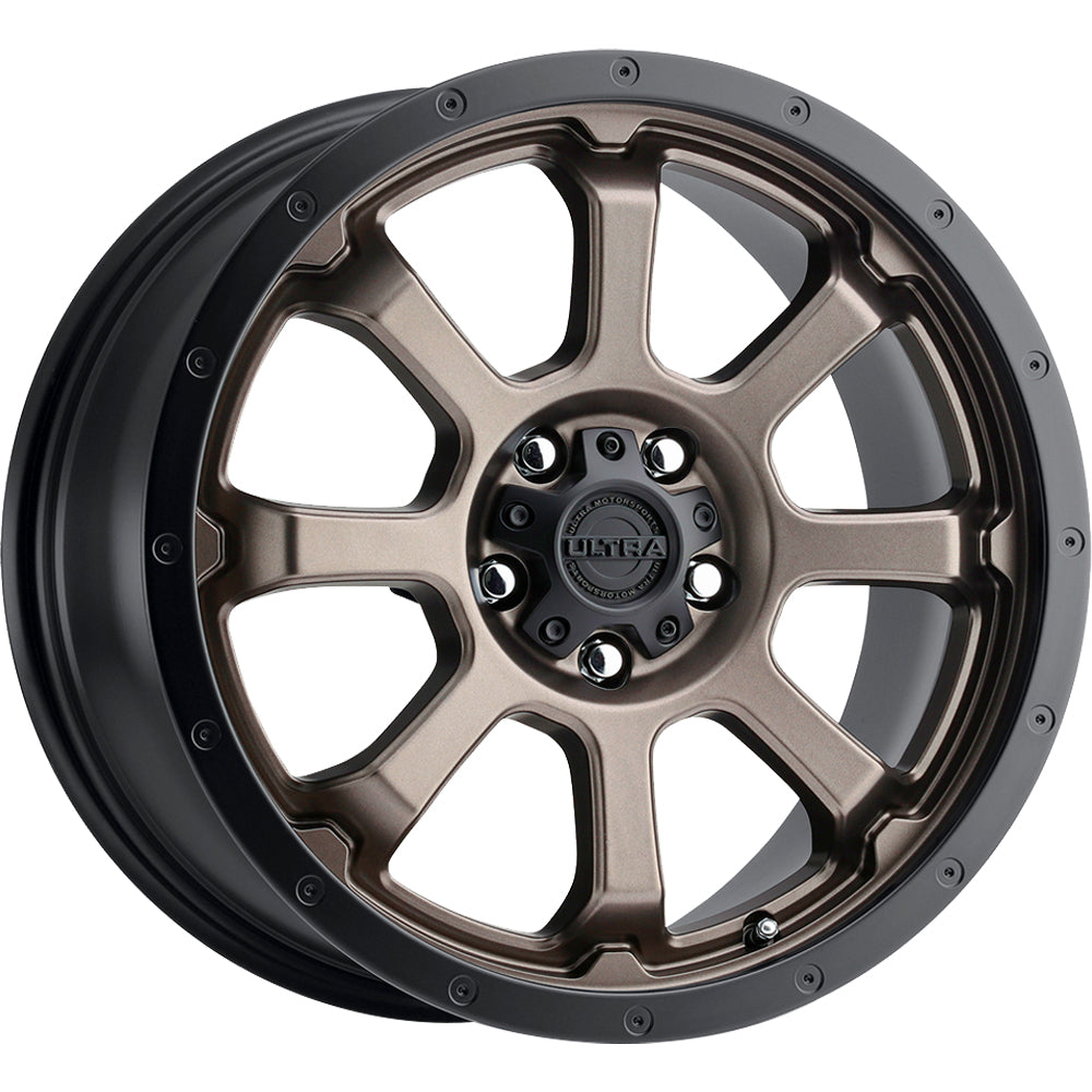 Ultra Nemesis CUV 219 17x8 +35mm Dark Satin Bronze with a Satin Black Lip – TFS Wheels