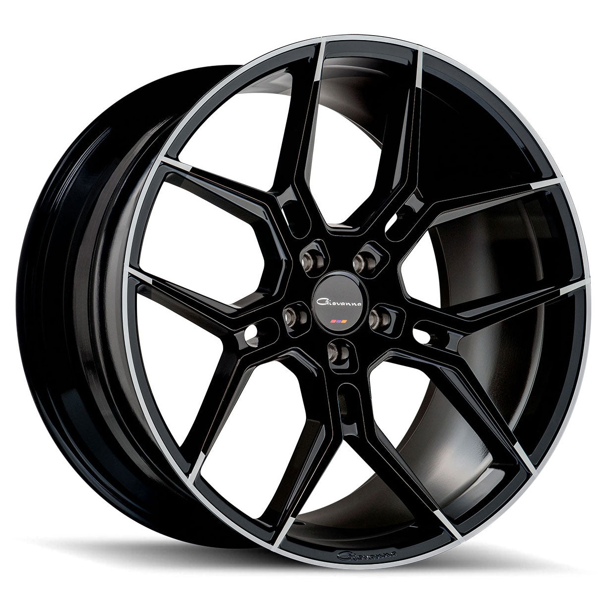 Giovanna HALEB 20X10.5 15mm Gloss Black Machined Tips – TFS Wheels