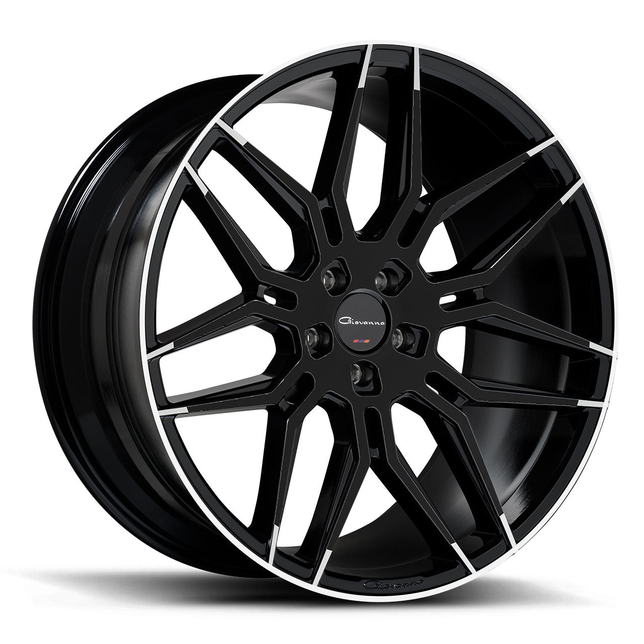 Giovanna BOGOTA 20X10.5 45mm Gloss Black Machined Tips – TFS Wheels