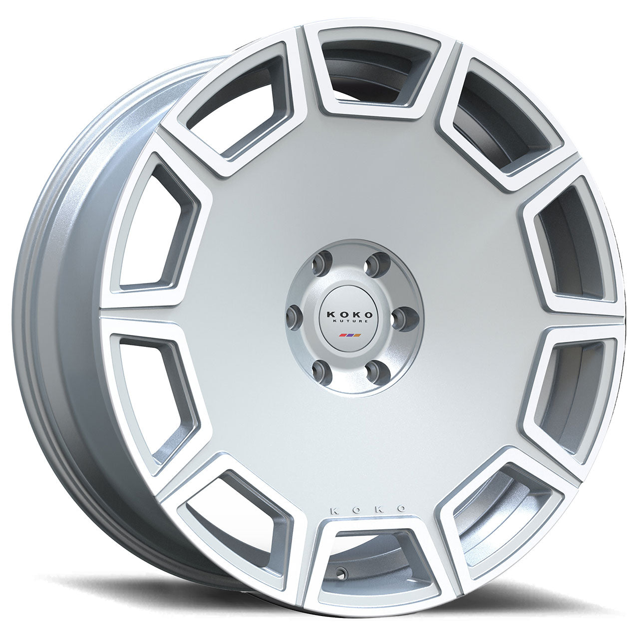 Koko Kuture SICILY 22x10.5 38mm Silver Machined Face – TFS Wheels