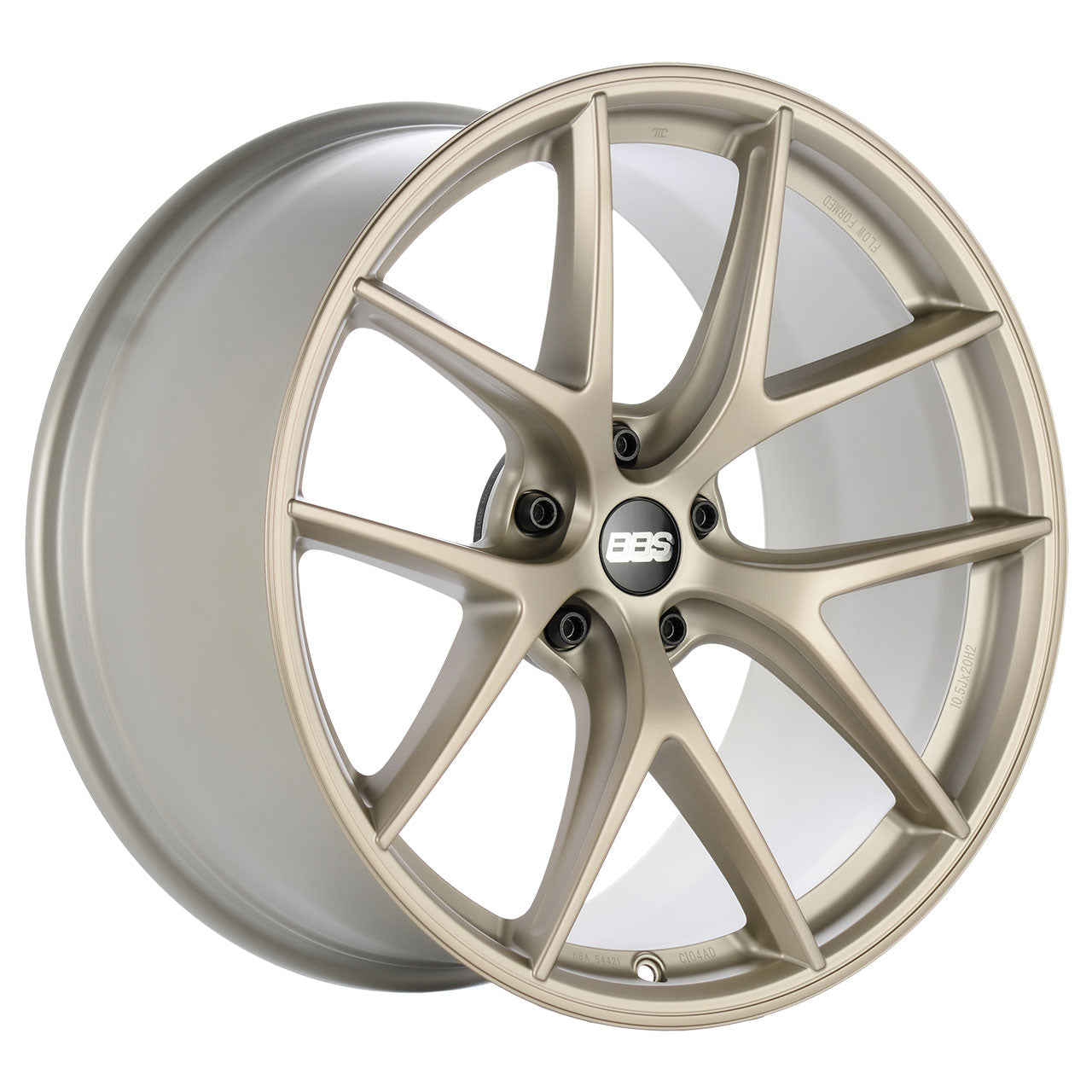 BBS CI-R Unlimited 20x9 Satin White-Gold — TFS Wheels