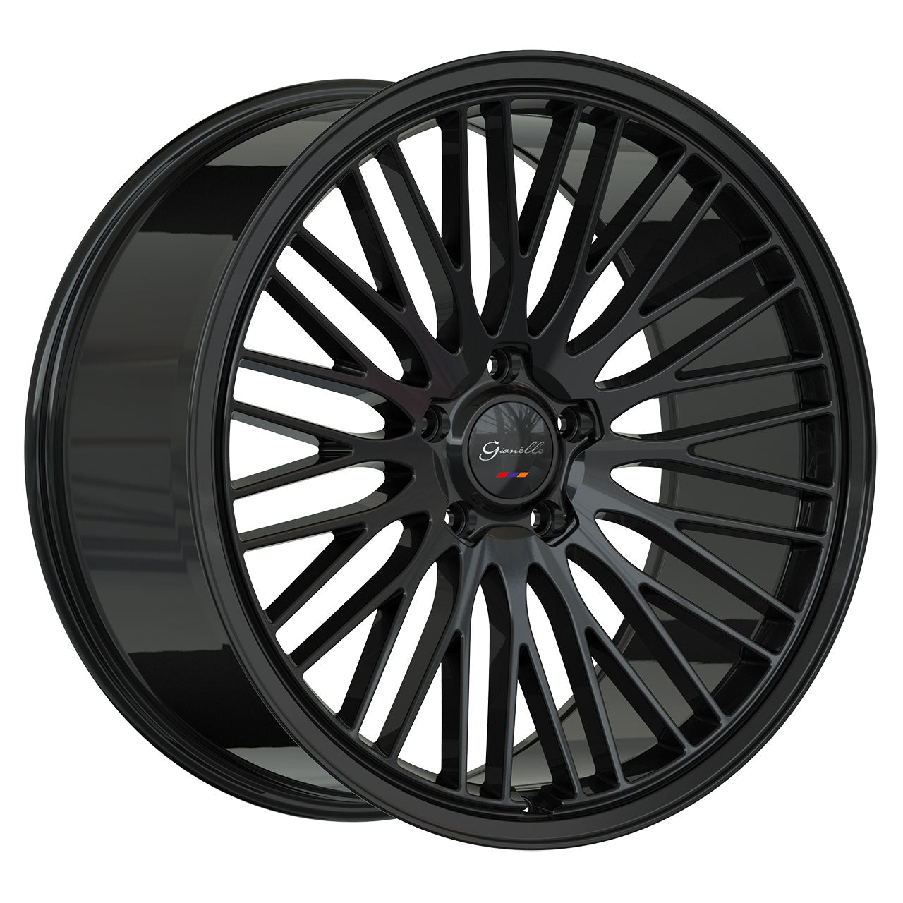 Gianelle ARIA 22X12 25mm Gloss Black – TFS Wheels