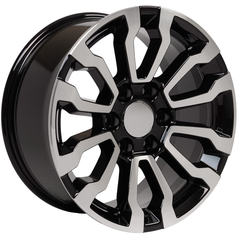 4Play OE Wheels CV35 18x8.5 +24 Black Machined