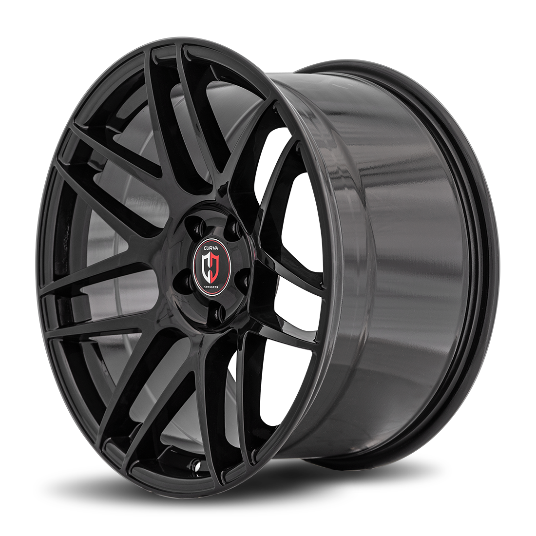 Curva C300 19x8.5 35mm Gloss Black | C300-19851143573BLK – TFS Wheels