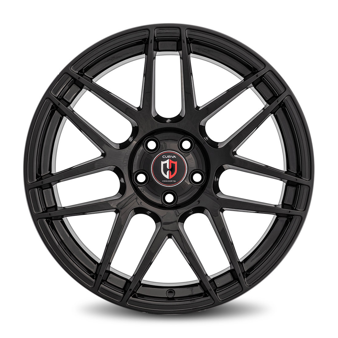 Curva C300 19x8.5 35mm Gloss Black | C300-19851143573BLK – TFS Wheels