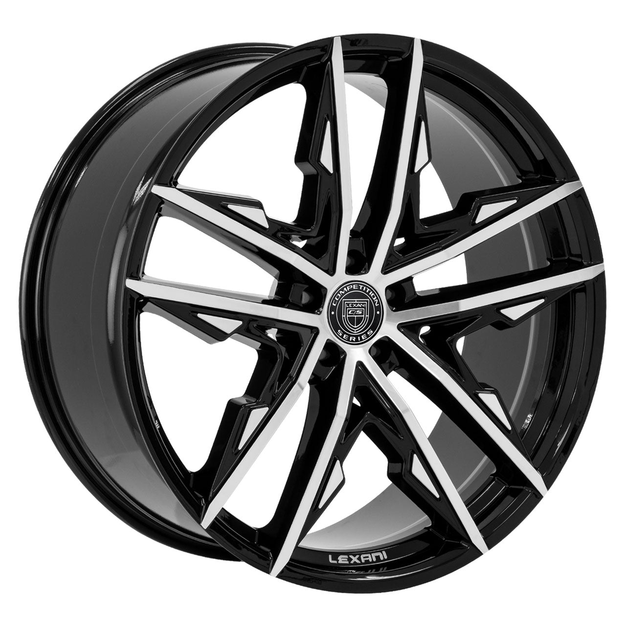 Lexani VENOM 22X9 15mm Gloss Black Machined Face – TFS Wheels