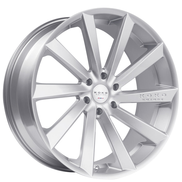 Koko Kuture KAPAN 22X10.5 40mm Gloss Silver – TFS Wheels
