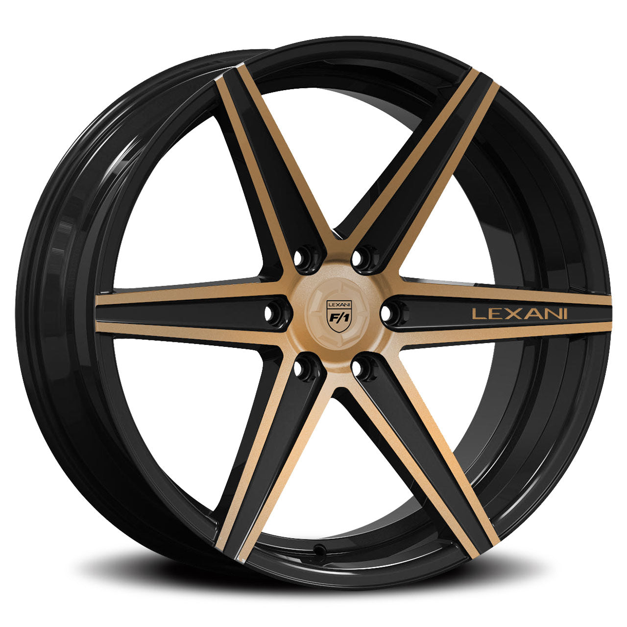 Lexani SAVAGE-6 22X10 20mm Brushed w/Bronze Tint – TFS Wheels