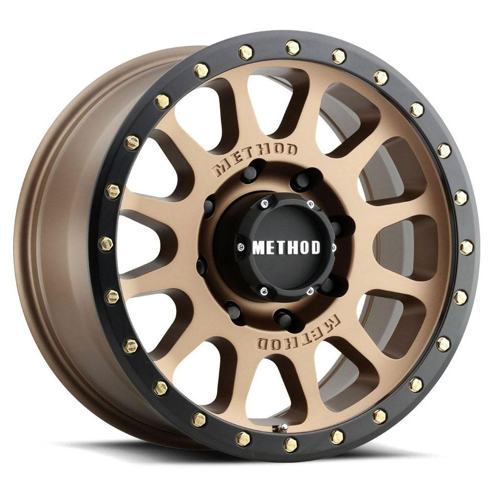 Method Race Wheels MR305 NV HD 18x9 18mm Bronze with Matte Black Street ...