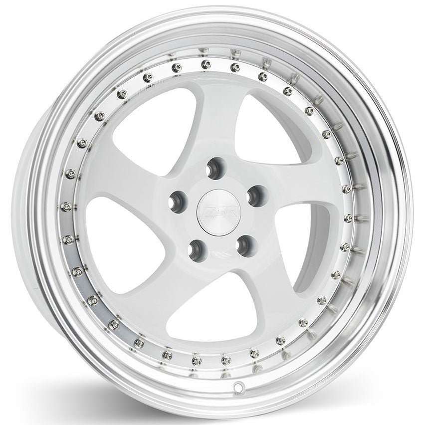 ESR SR02 18X10.5 22mm White w/Machined Lip – TFS Wheels