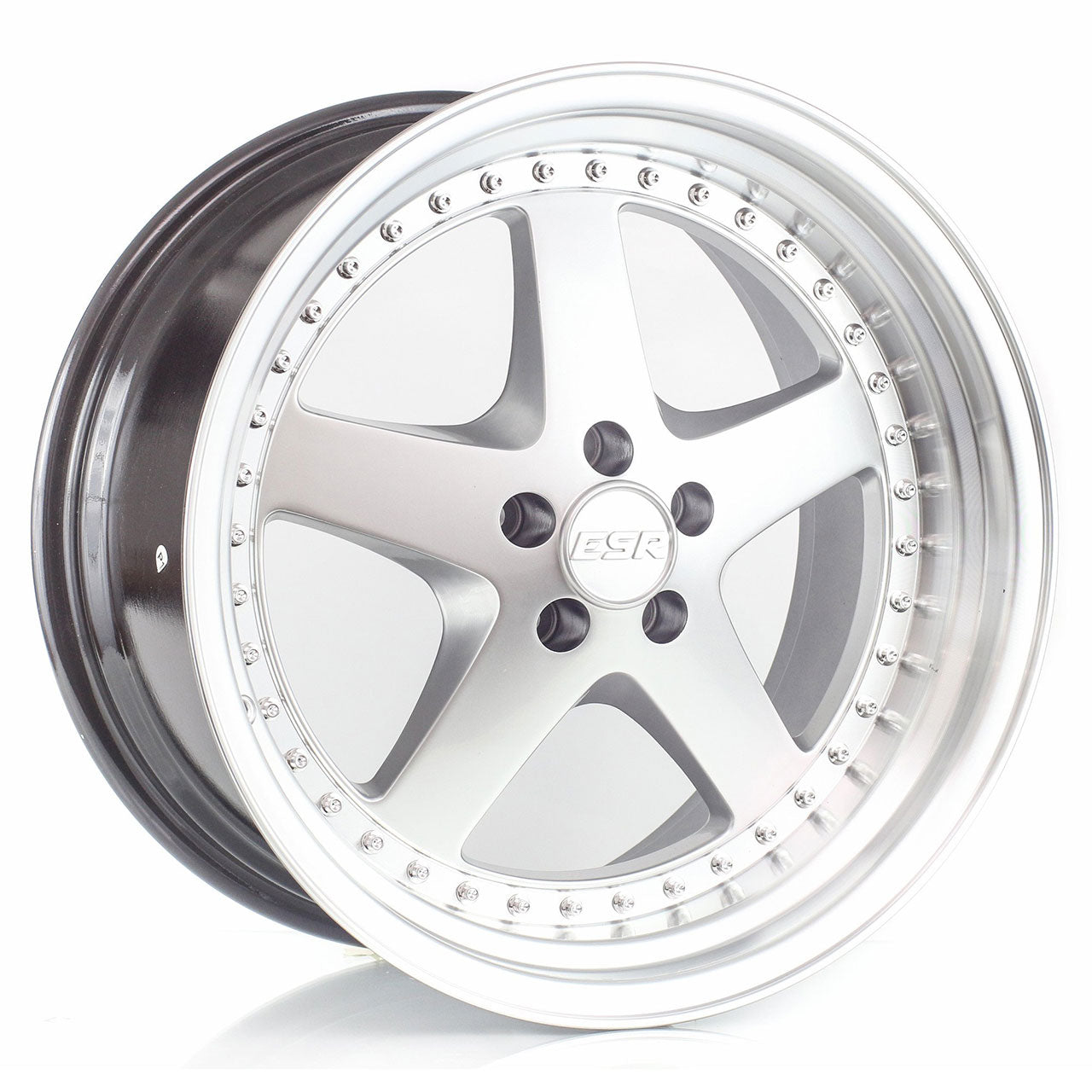 ESR SR04 18X9.5 35mm Hyper Silver Center / Machined Lip – TFS Wheels