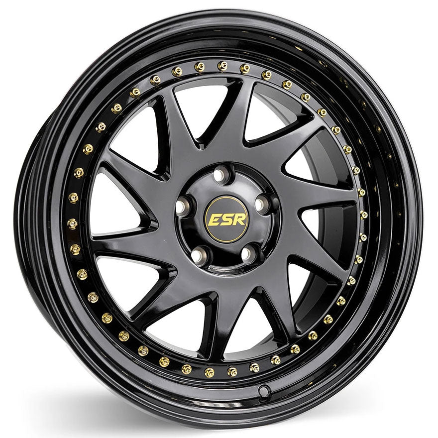 ESR SR09 18X9.5 35mm Gloss Black – TFS Wheels