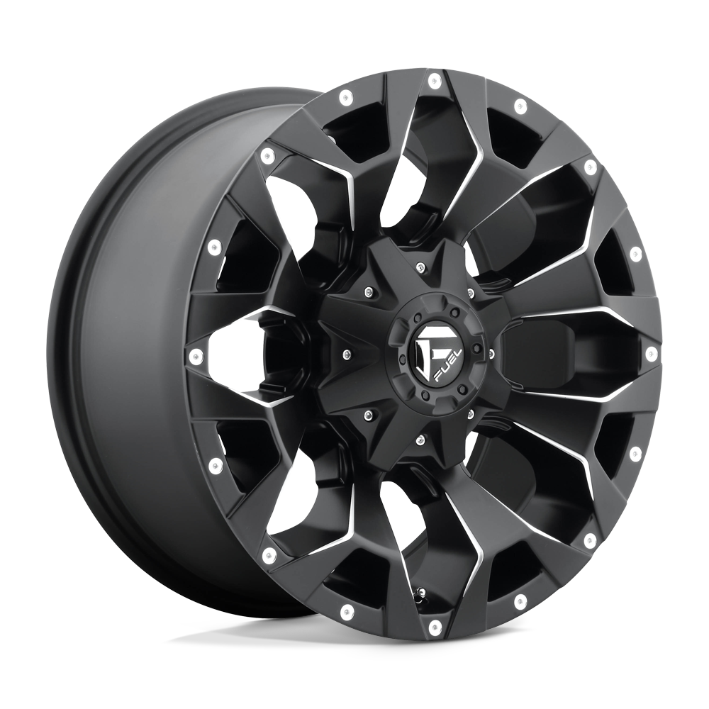 Fuel 1PC D546 Assault 18x9 -13mm Matte Black Milled – TFS Wheels