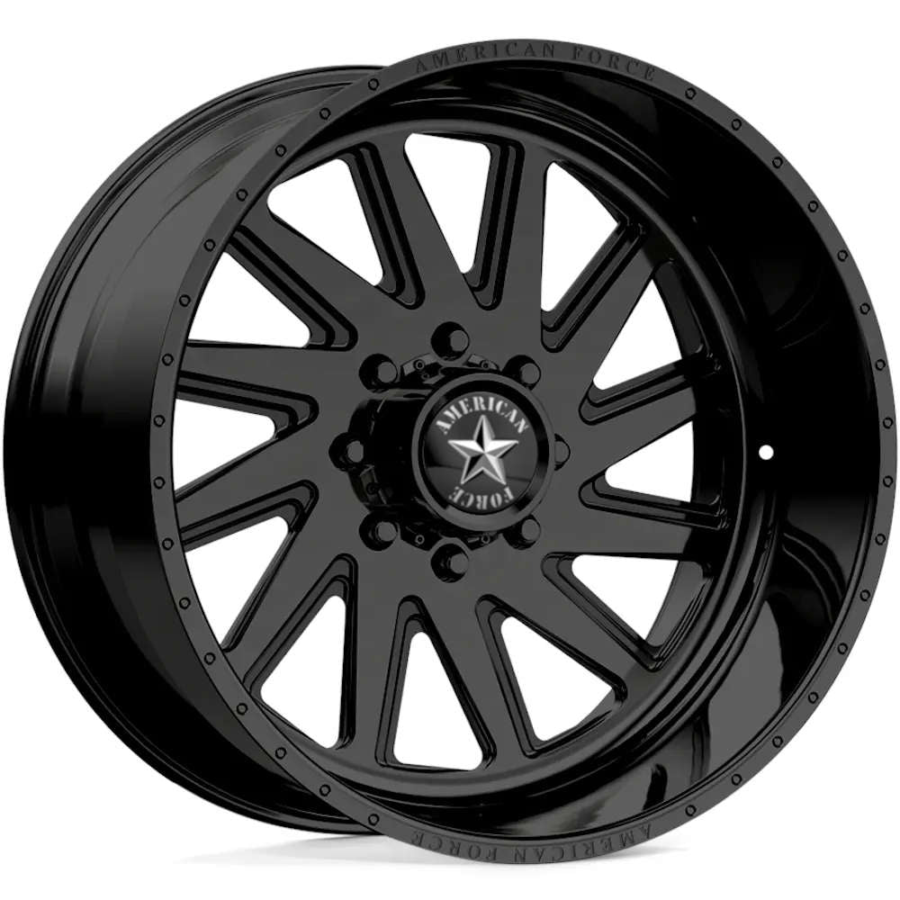 American Force AKA SS G28 24x14 -73mm Gloss Black – TFS Wheels