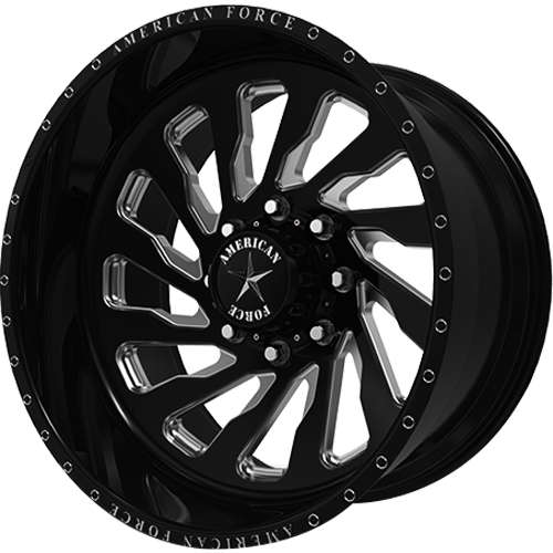American Force Factor CC CK02 26x14 -90mm Satin Black with Machined ...