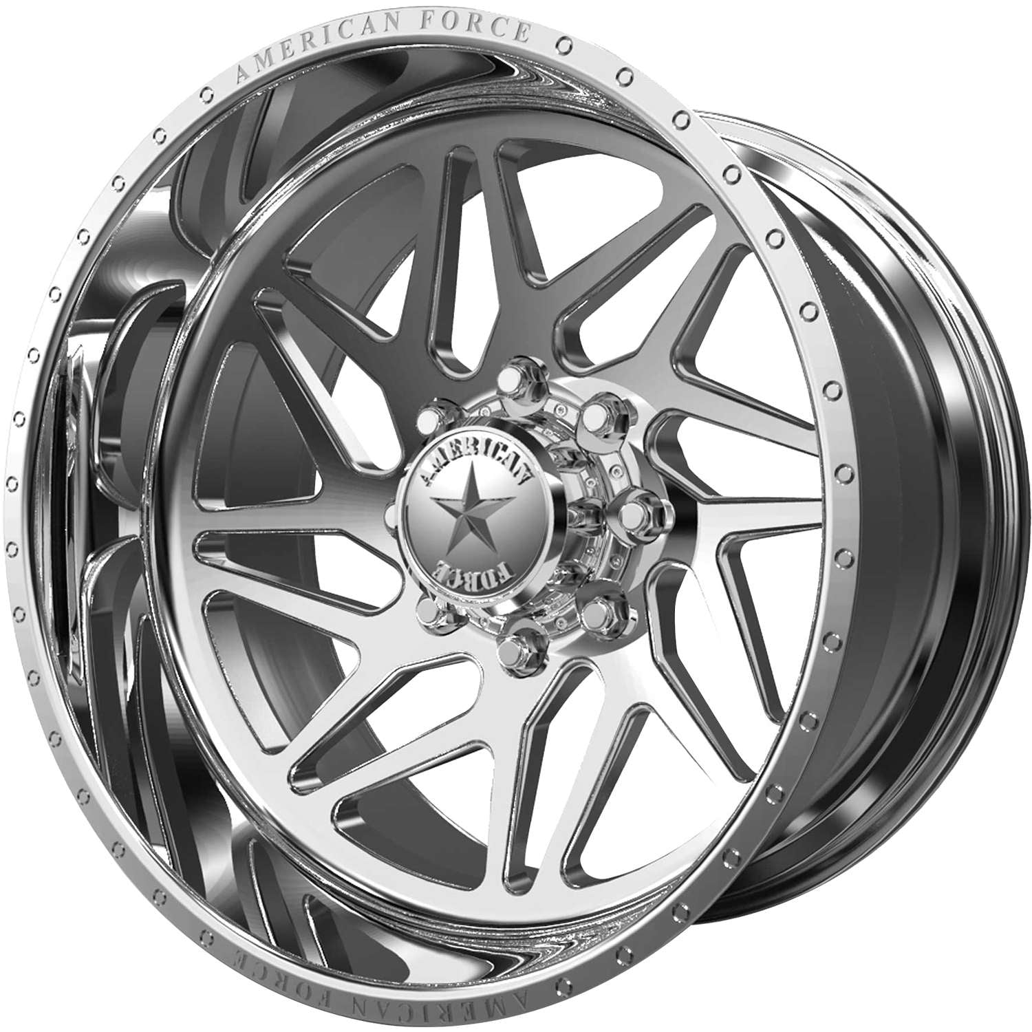 American Force Genesis CC CKH02 24x14 -90mm Polished – TFS Wheels