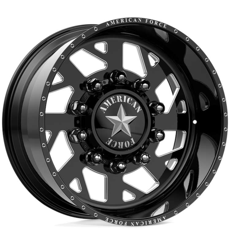 American Force Man O War SSBR 6D04 26x16 -101mm Black with Machined ...