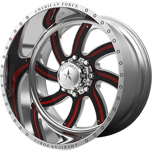 American Force Nightmare FP 276 24x11 0mm Polished with a Removable ...