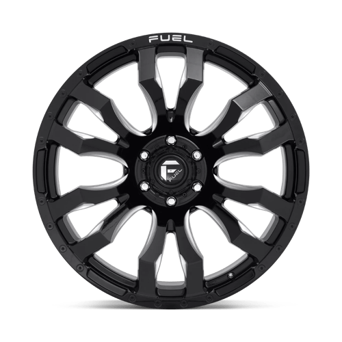 Fuel 1PC D673 Blitz 20x12 -44mm Gloss Black Milled – TFS Wheels
