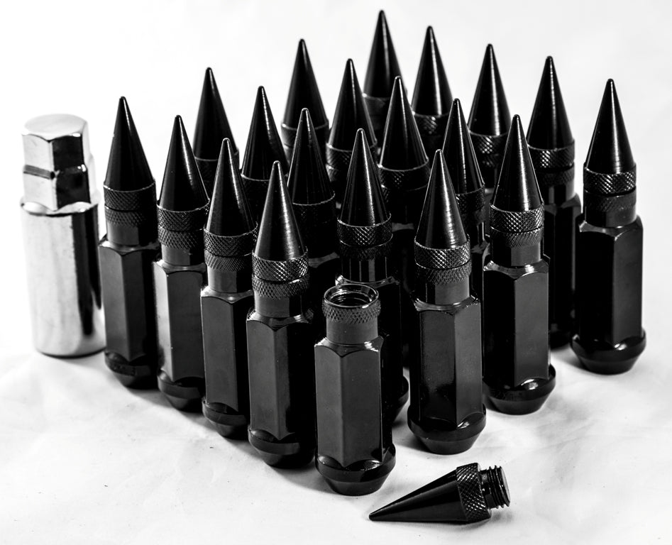 Wheel Installation Kit set: (Includes Spike Lug nuts, Key & Centering ...