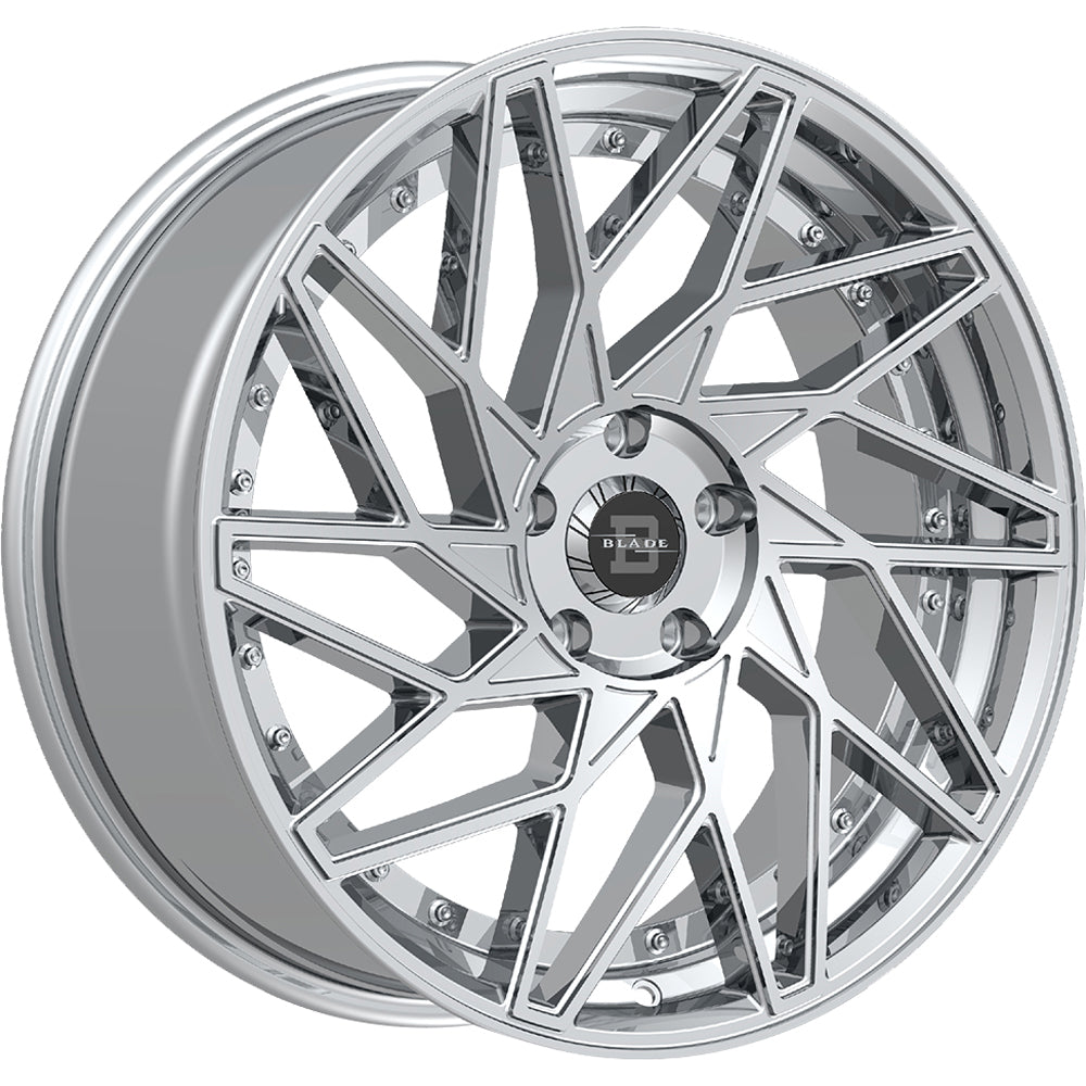 Blade Luxury Venzo RT-455 20x8.5 +35mm Chrome – TFS Wheels
