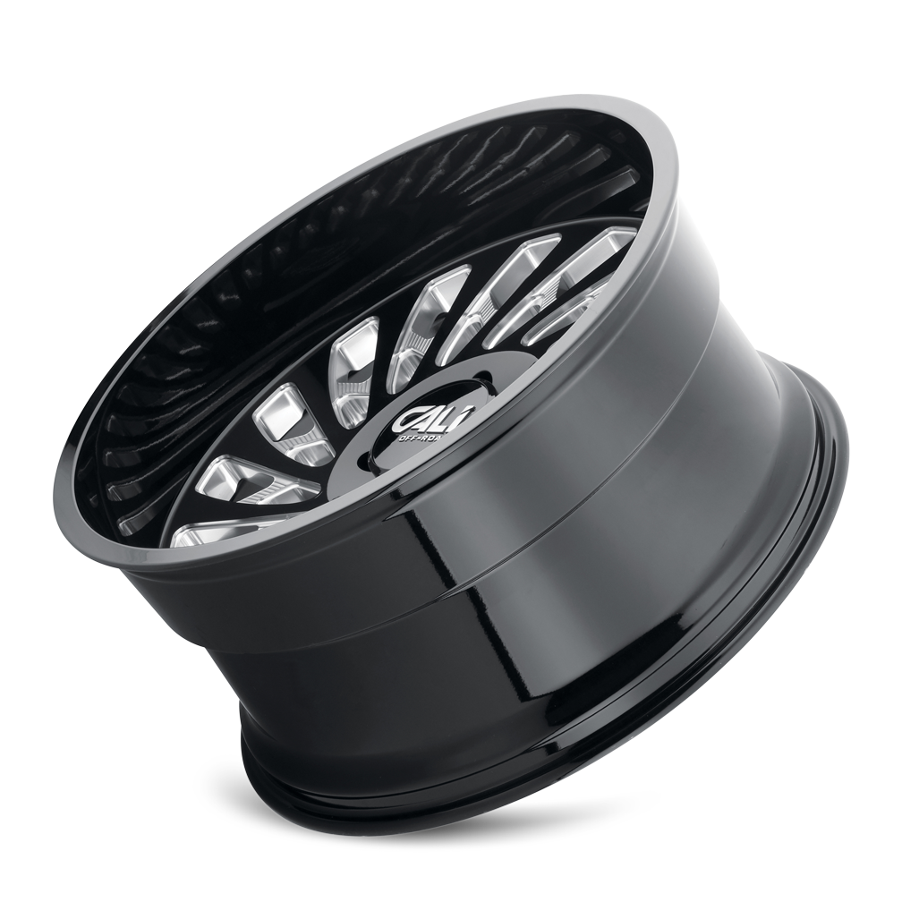Cali Off-Road SWITCHBACK 9108 20x12 Gloss Black Milled -51mm – TFS Wheels
