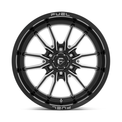 Fuel 1PC D761 Clash 17x9 -12mm Gloss Black Milled – TFS Wheels