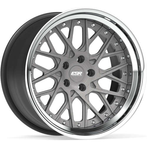 ESR Forged Classic ES13 Classic 18x8.5 +43mm Brushed Graphite Gray with ...