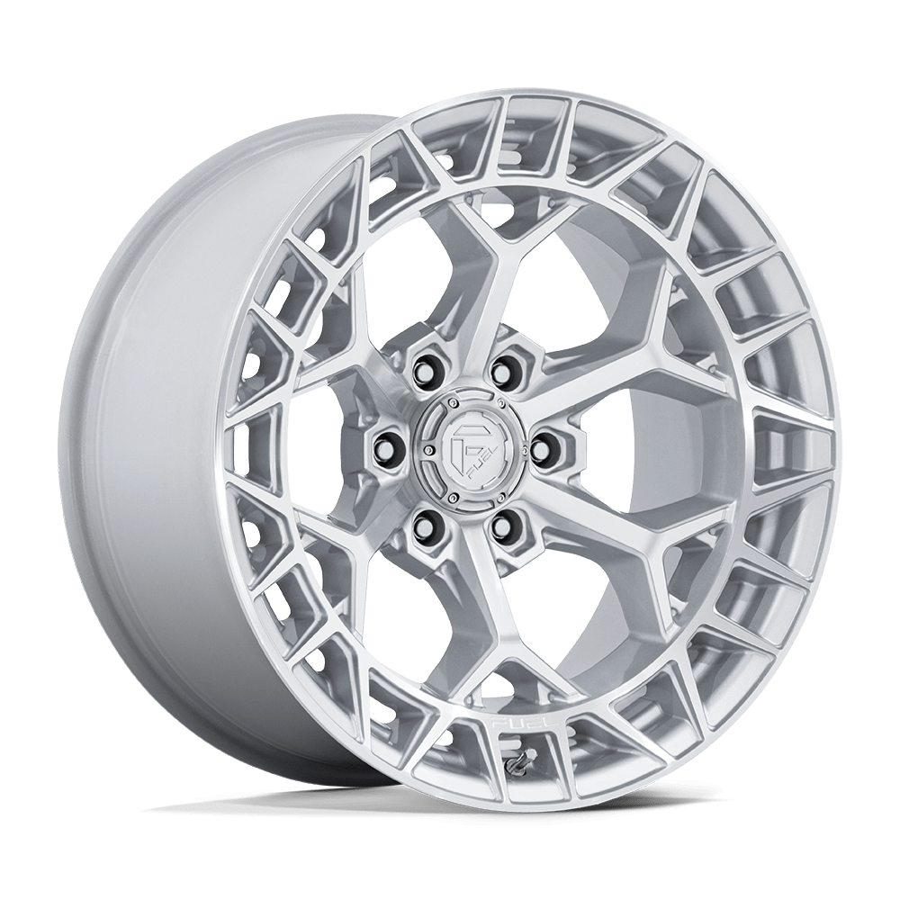 Fuel 1PC Fc873 Charger 22x9.5 18mm Gloss Silver W/ Machined Face ...