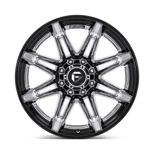 Fuel 1PC Fc401 Brawl 22x12 -44mm Chrome With Gloss Black Lip – TFS Wheels