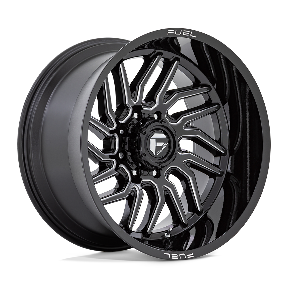Fuel 1PC D807 Hurricane 20x10 -18mm Gloss Black Milled – TFS Wheels