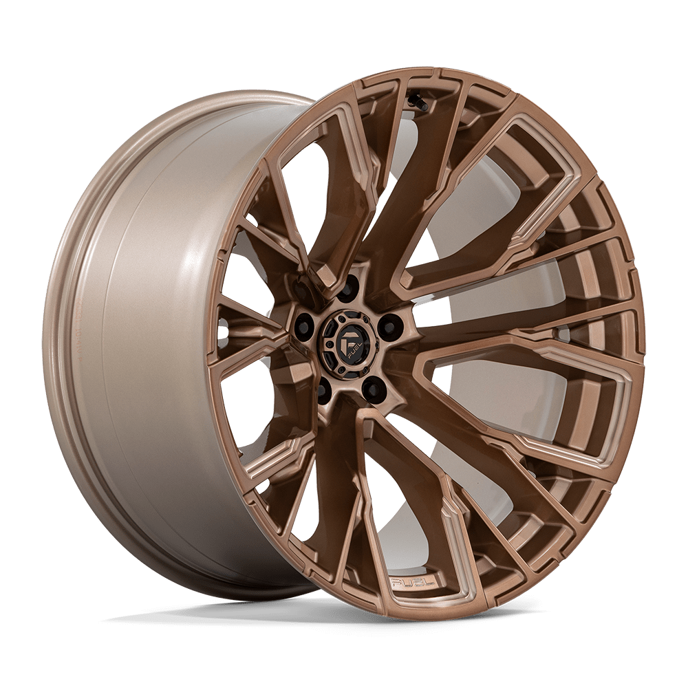 Fuel 1PC D850 Rebar 22x12 -44mm Platinum Bronze Milled – TFS Wheels