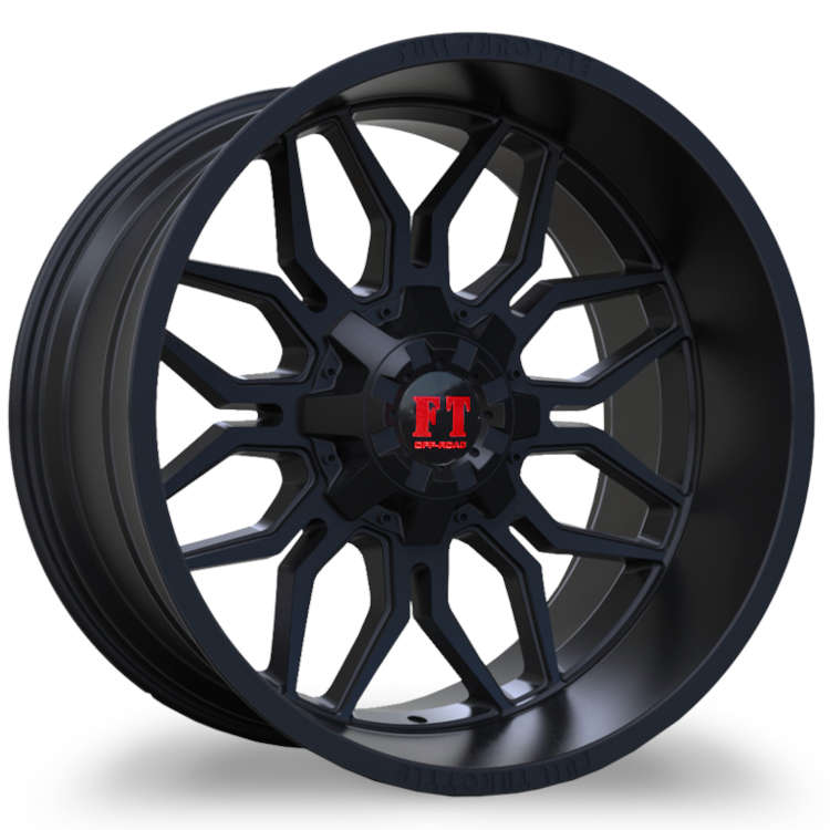 Full Throttle FT9 20x10 -24mm Satin Black – TFS Wheels