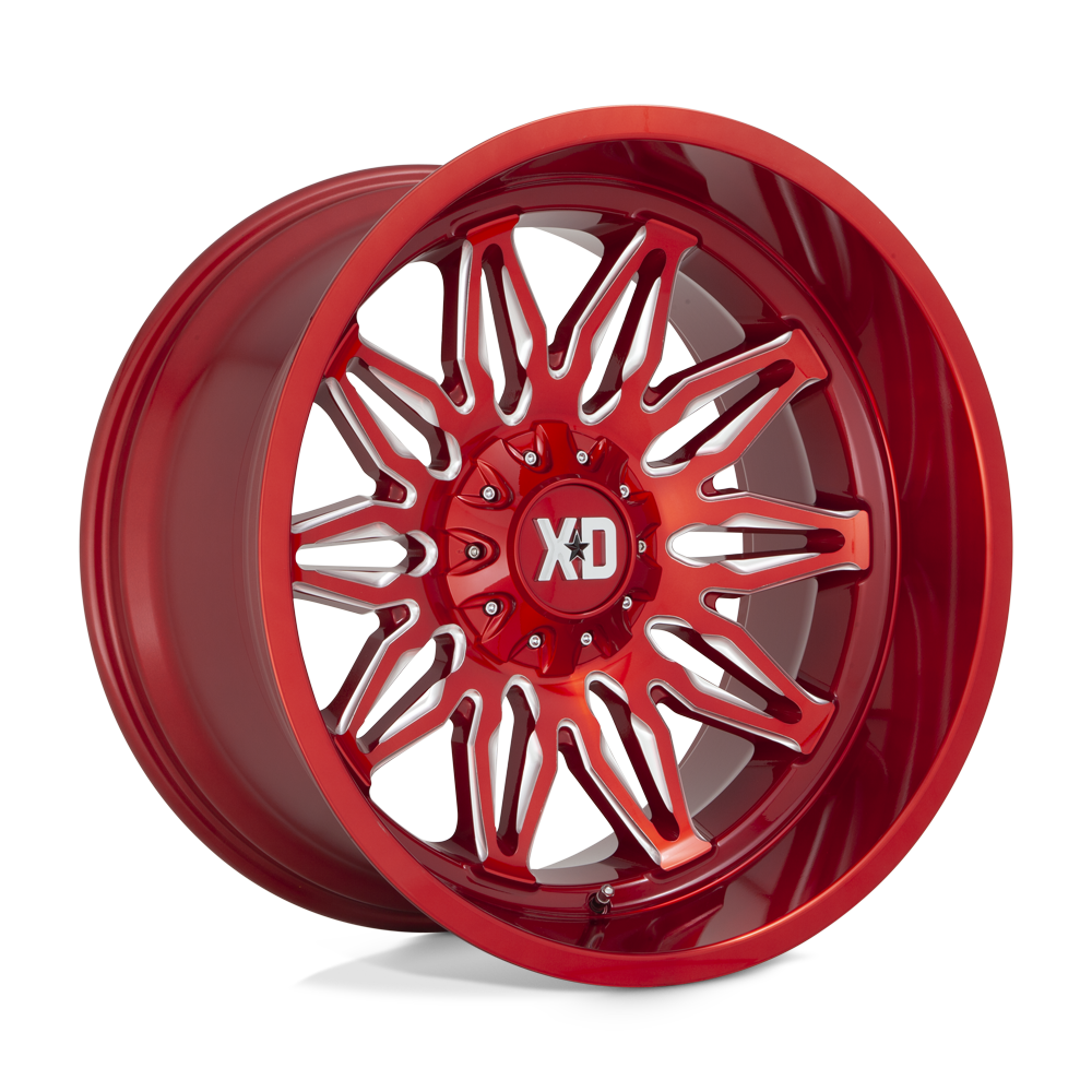 XD XD859 Gunner 22x10 -18mm Candy Red Milled – TFS Wheels
