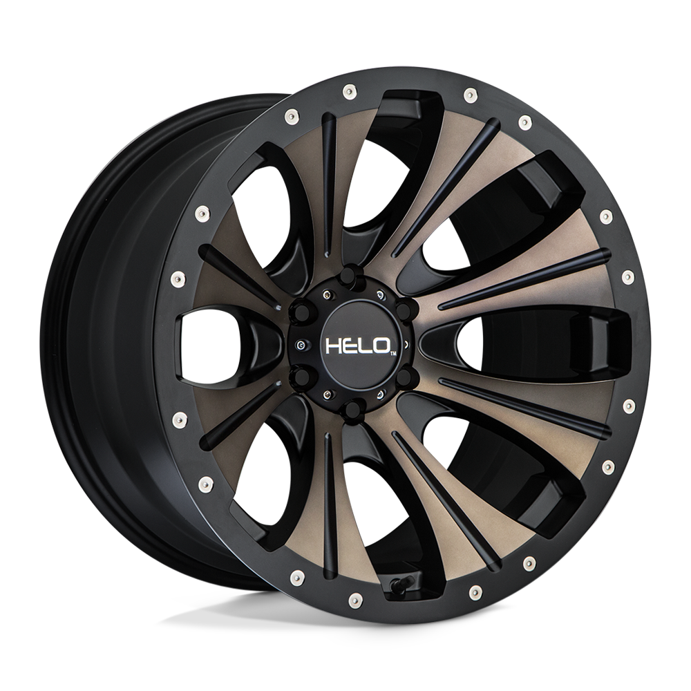 Helo He901 18x9 18mm Satin Black Dark Tint – TFS Wheels