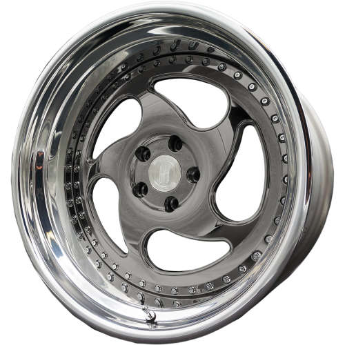 Heritage Avus 17x10.5 +38mm Gunmetal Gray with a Polished Lip – TFS Wheels