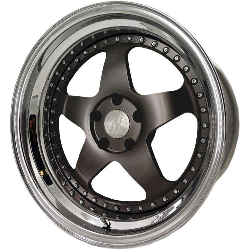 Heritage Imola 18x10.5 +38mm Gloss Kingsport Gray with a Polished Lip ...