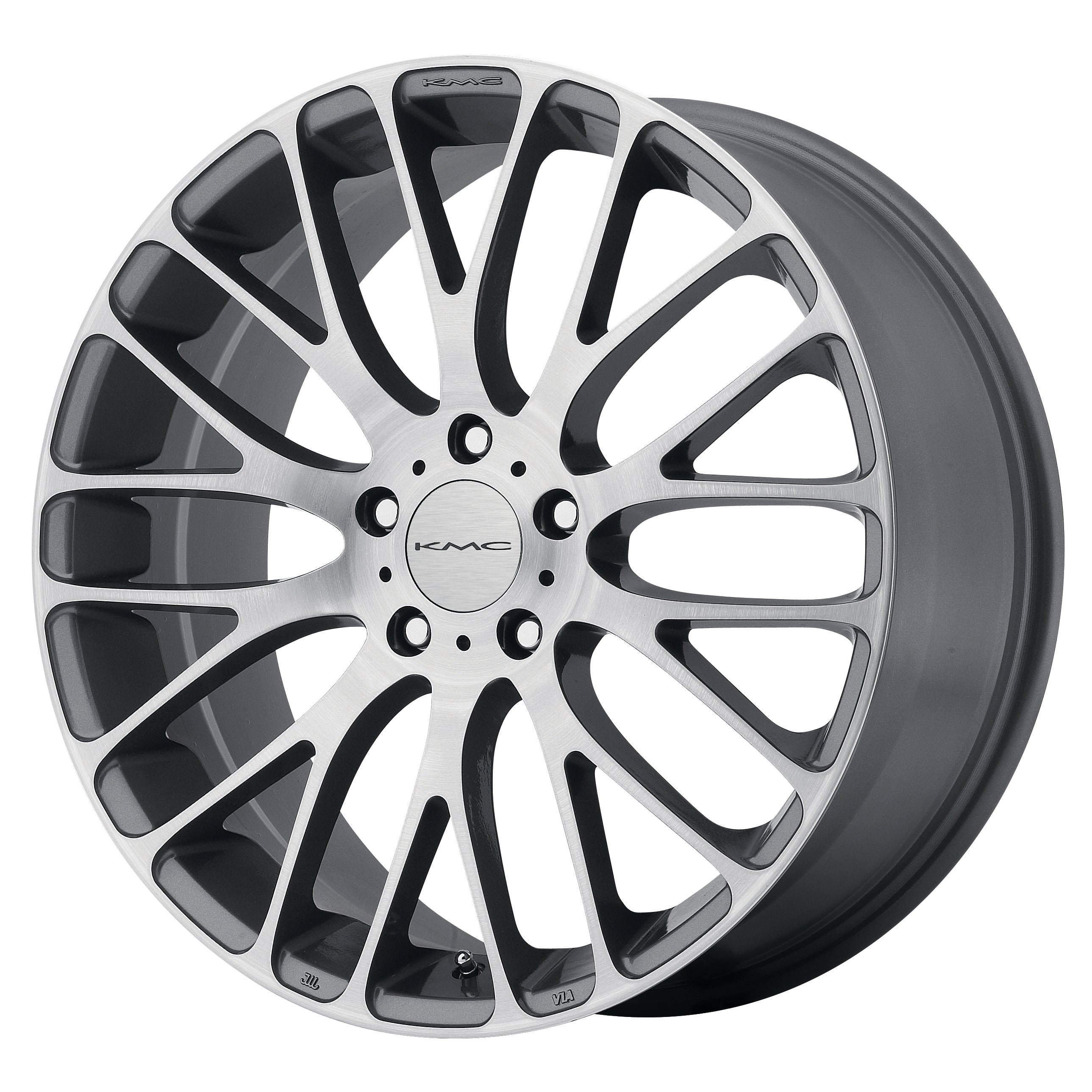 Kmc Km693 Maze 18x8 40mm Pearl Gray With Brushed Face – TFS Wheels