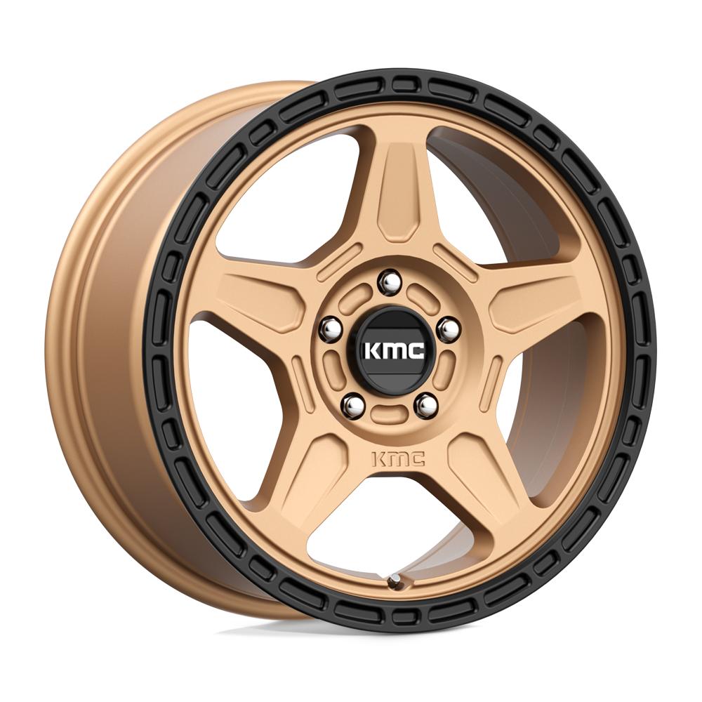 Kmc Km721 Alpine 17x8 38mm Matte Bronze With Black Lip – TFS Wheels