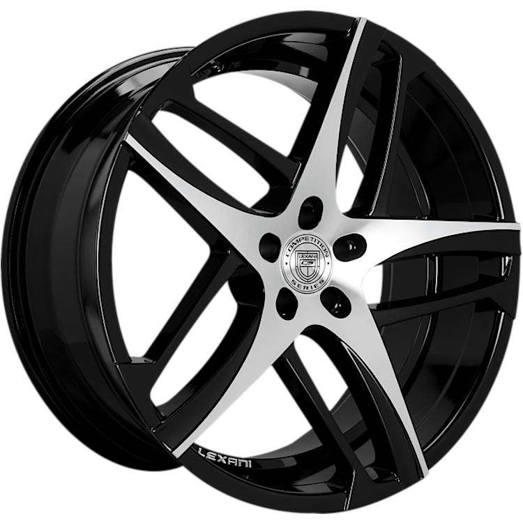 Lexani Bavaria 20x8.5 +30mm Gloss Black with Machined Spoke Faces – TFS ...
