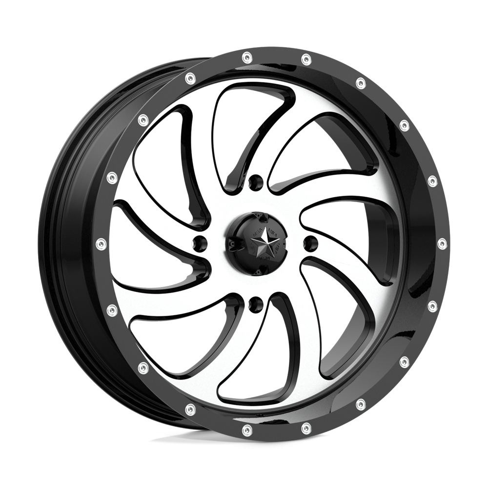Msa Offroad Wheels M36 Switch 18x7 0mm Machined Gloss Black – TFS Wheels