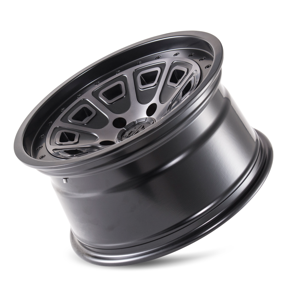 Mayhem FLAT IRON 8301 17x9 Matte Black Machined -12mm – TFS Wheels