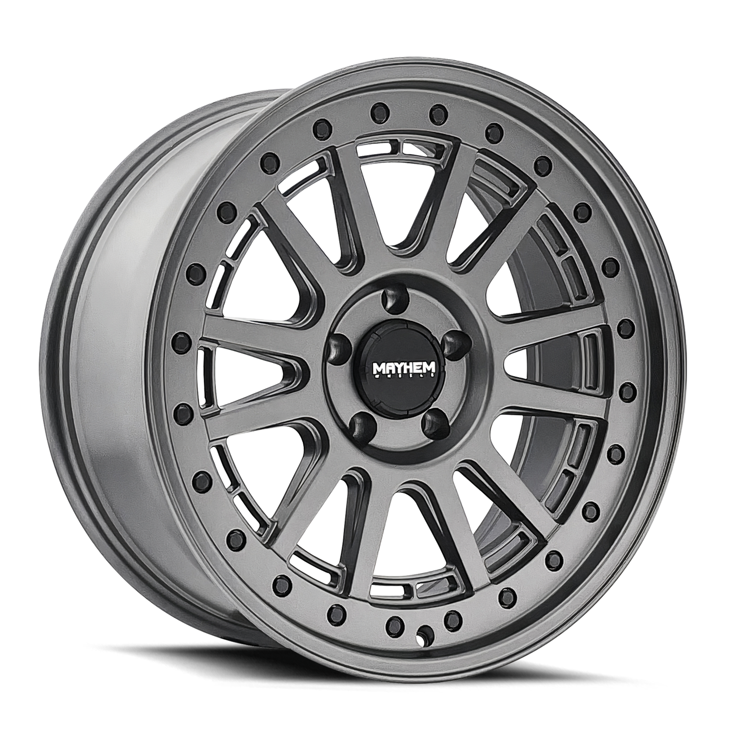 Mayhem COMPASS 8305 17x9 Satin Gunmetal -6mm – TFS Wheels