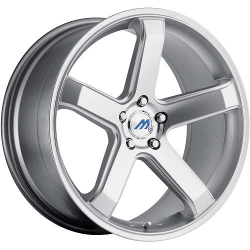 Mach M5 20x9.5 +35mm Hypersilver with Machined Spoke Faces – TFS Wheels